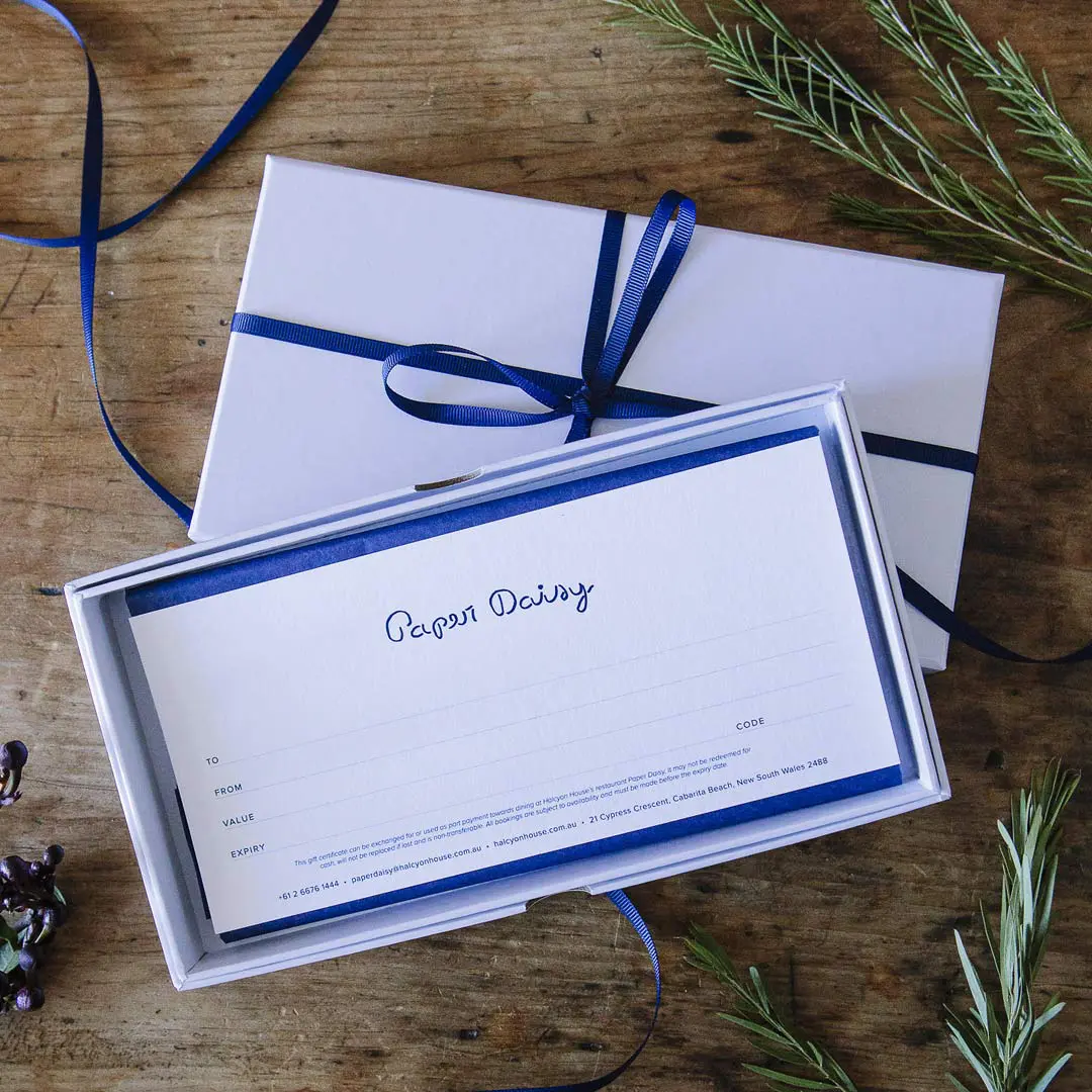 Paper Daisy Gift Card | Halcyon House